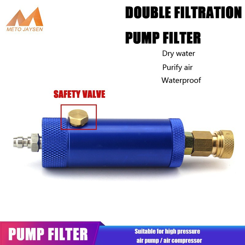 Hand Pump Filter Air Filtering with Safety Valve M10x1 Hand Pump Air ...