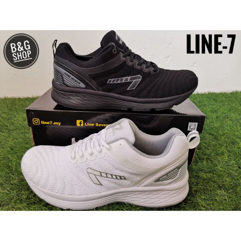 Original Line 7 Lightweight All Black All White Sport Shoes S2665 ...