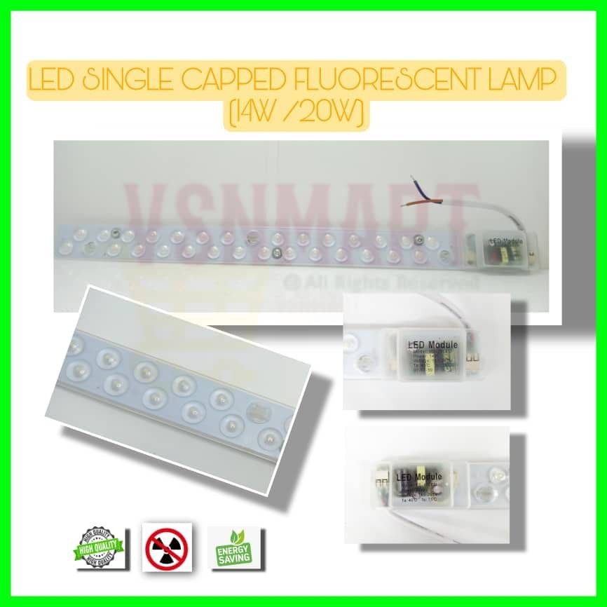 LED SINGLE CAPPED FLUORESCENT LAMP 14W & 20W | Shopee Malaysia