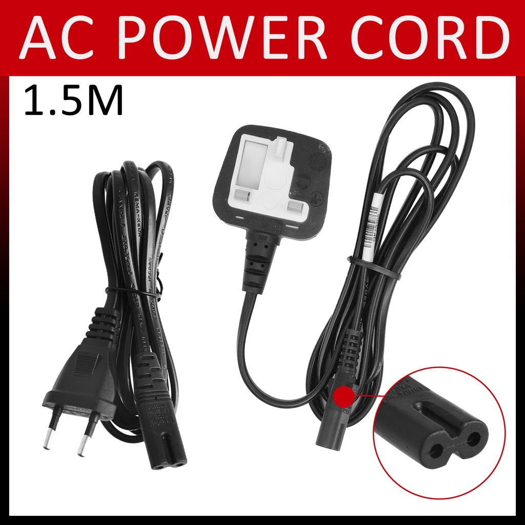 1.5M UK 13A Fuse Desktop PC LCD Monitor Laptop Printer Power Supply ...