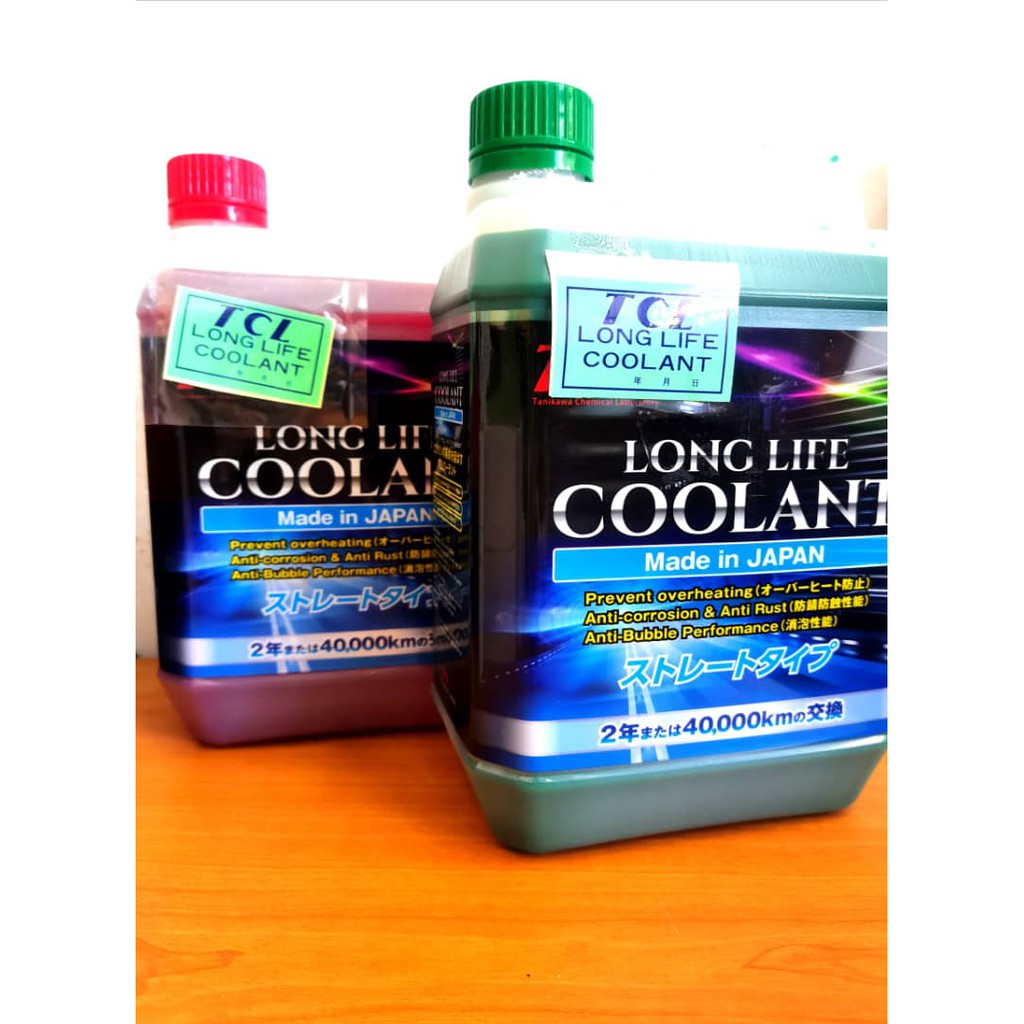 [READY STOCK] TCL/MEAUSU LONG LIFE COOLANT (MADE IN JAPAN) RED / GREEN ...