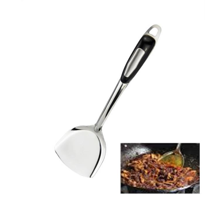READY STOCK!!! Stainless Steel Frying Spoon Cooking Spatula Utensils ...