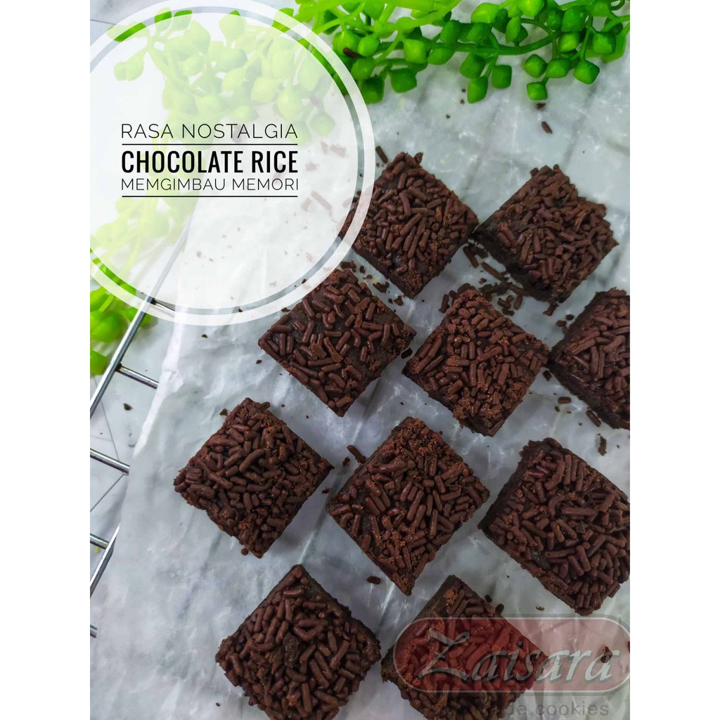 Biskut Coklat Urai( Chocolate Rice Biscuits) rangup dan penuh rasa ...