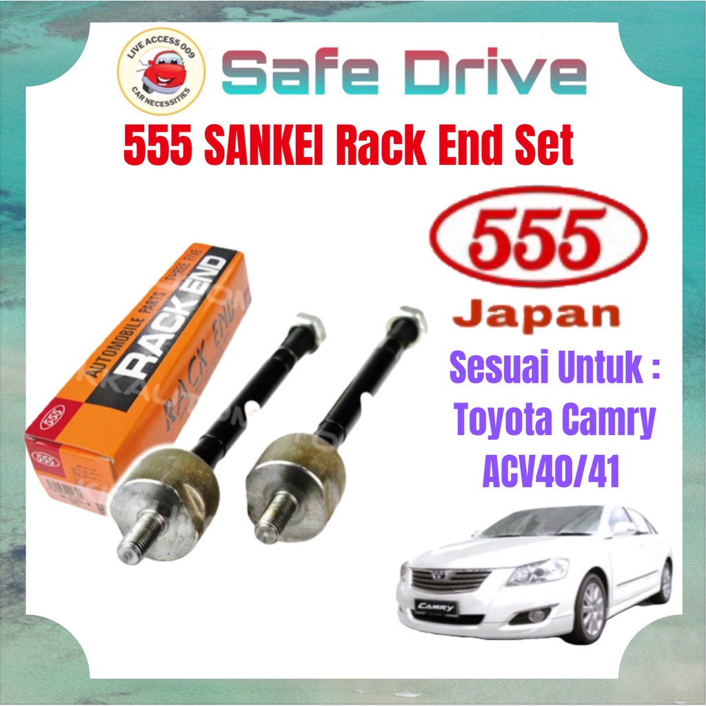 LA009 / 1 Pasang x 555 Sankei Japan - Toyota Camry ACV 40 41 Rack End Set ( SR-T170 ) | Shopee ...