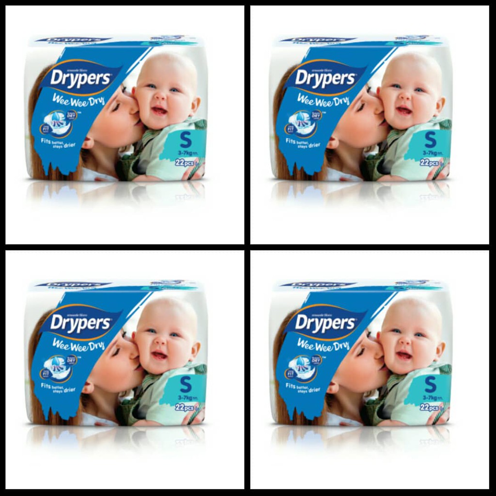 Drypers S 4 Packs ( Travel Pack ) | Shopee Malaysia