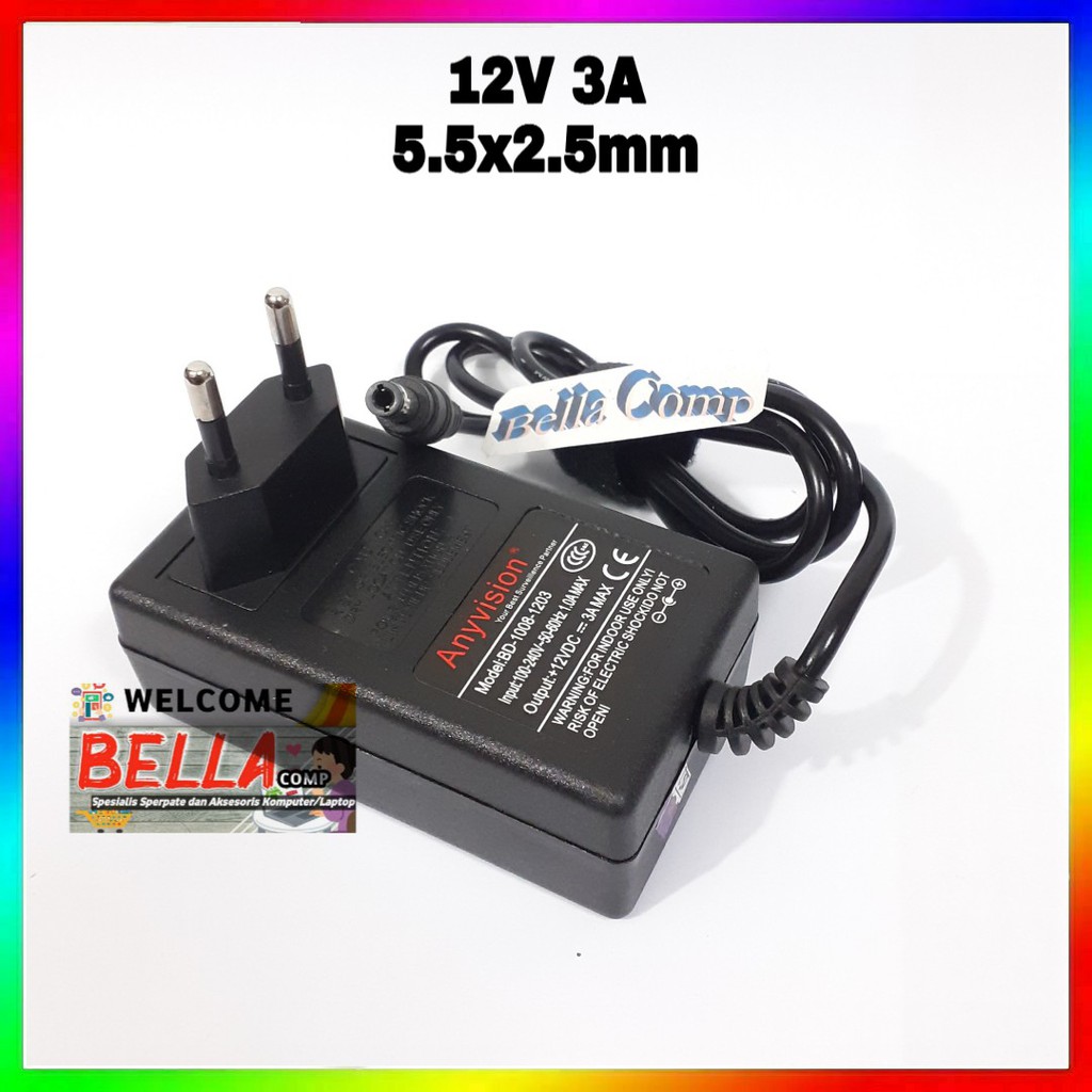 Original LG 12V 3A Monitor LG 12V 3A CCTV/DVR Charger Adapter/S AXIO ...