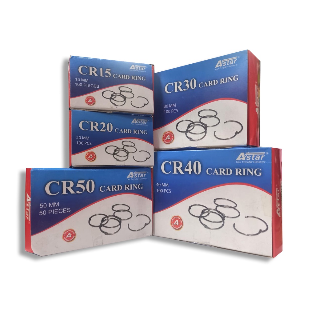 ASTAR CARD RING- CR15/CR20/CR30/ CR40/CR50 | Shopee Malaysia