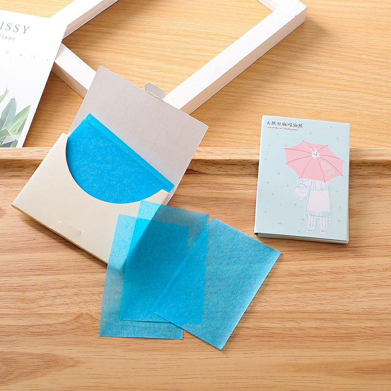 🇲🇾Small fresh oil-absorbing paper Natural linen oil-absorbing paper ...