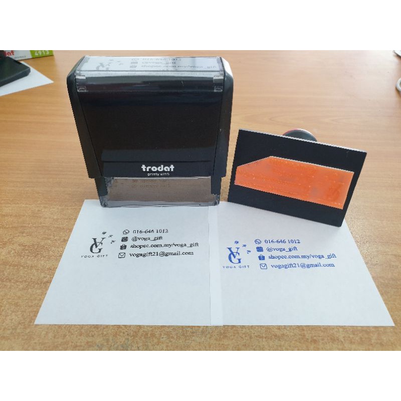 (READY STOCK) STANDARD RUBBER STAMP (CUSTOME MADE) COMPANY CHOP ...