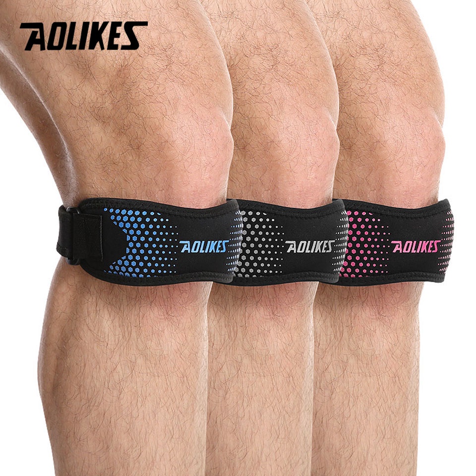 Aolikes Adjustable Knee Patellar Tendon Support Strap Band | Shopee ...