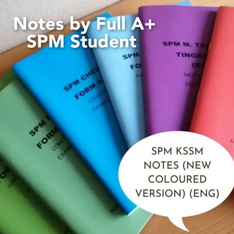 A+ SPM KSSM 2025 Notes Sejarah Add Maths Physics Biology Chemistry Form ...