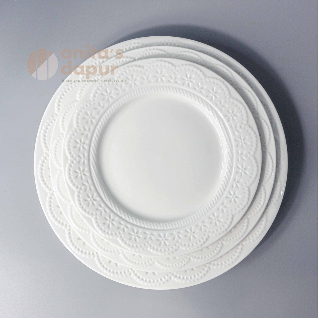 Ceramic Pinggan White Series/White Series Plate/Bowl (5.5inch, 6.5 inch ...