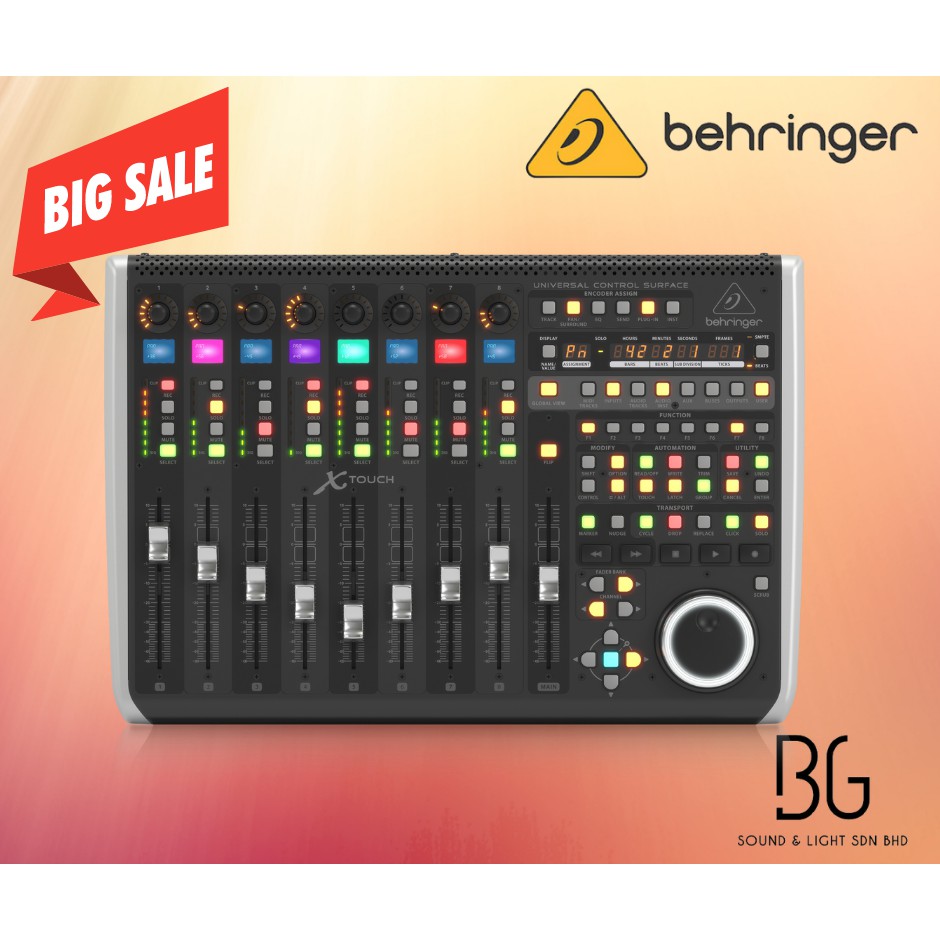 Behringer xtouch Universal Control Surface with 9 Touch-Sensitive Motor ...