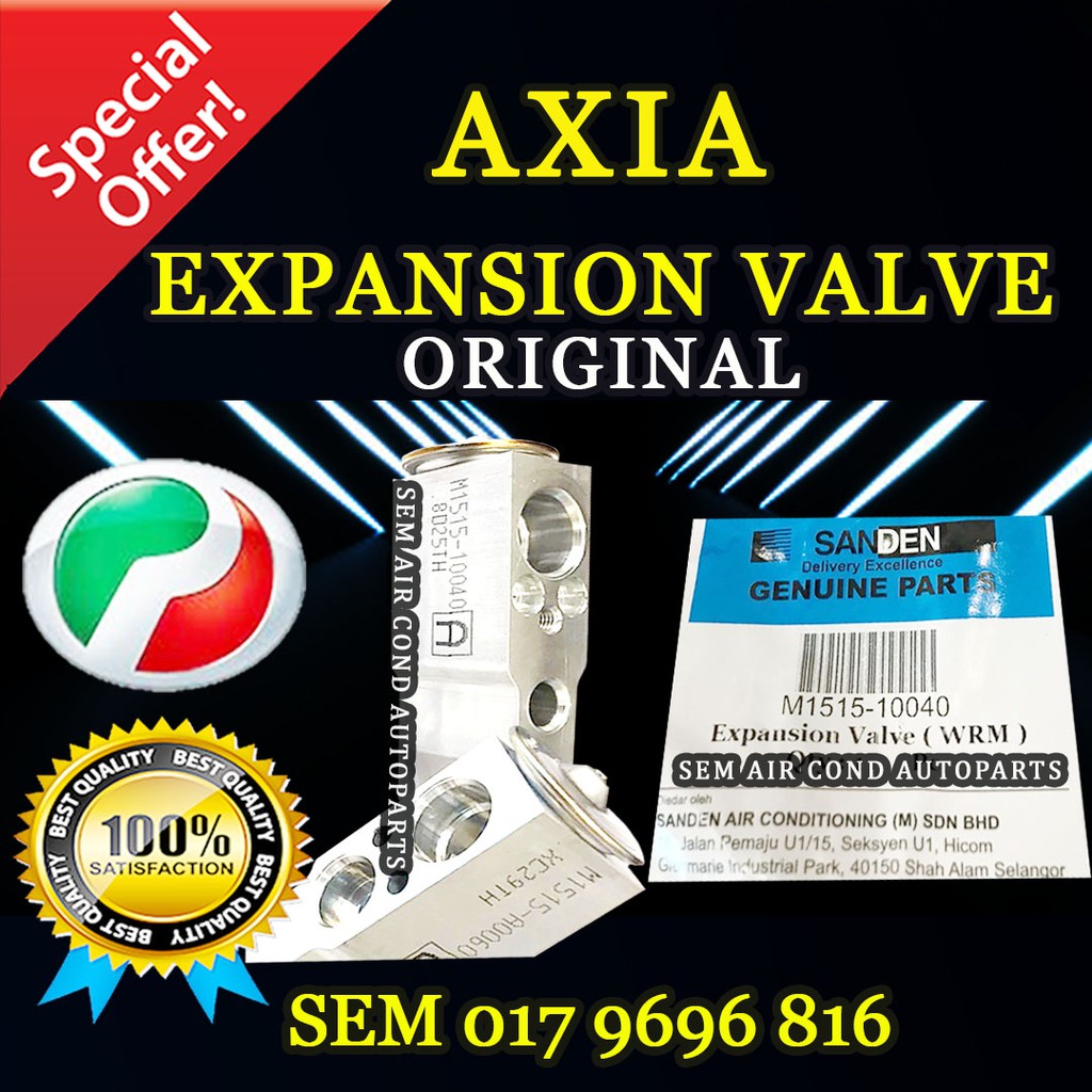 PERODUA AXIA ORIGINAL SANDEN SD EXPANSION VALVE (CAR AIRCOND SYSTEM ...