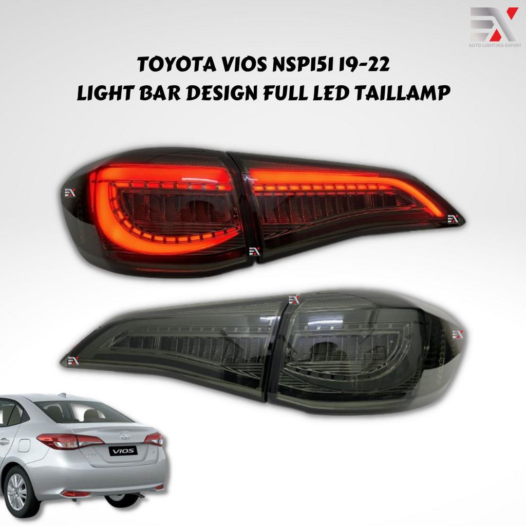 TOYOTA VIOS NCP151 19-22 LED TAIL LAMP - LIGHT BAR DESIGN | Shopee Malaysia