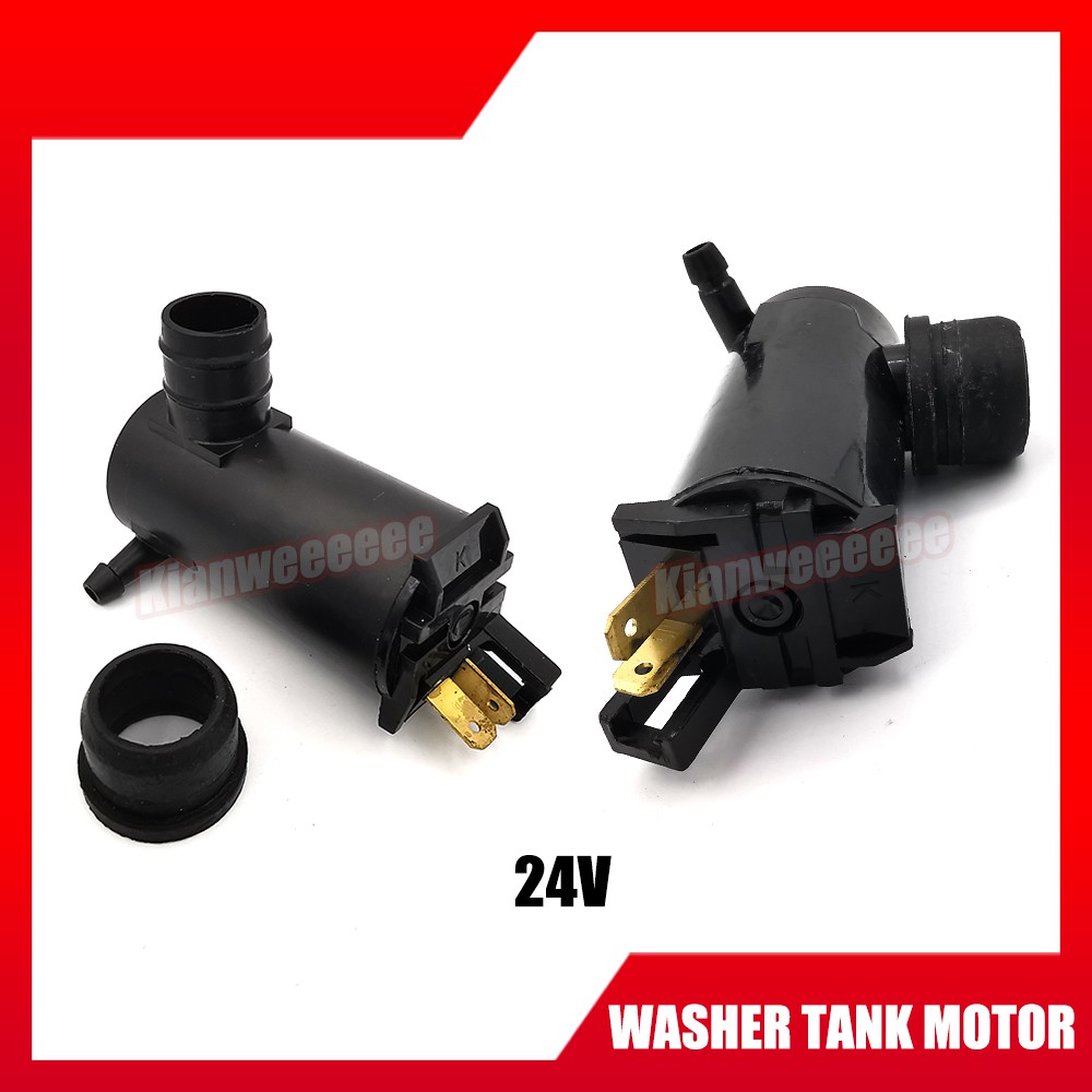 Universal Hino Isuzu Truck Washer Tank Motor Wiper Tank Motor Pump 24V ...