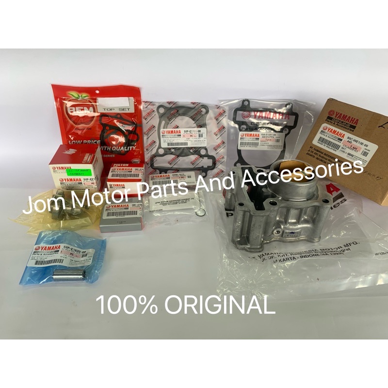 YAMAHA LC135 V1 V2 V3 V4 V5 V6 V7 STANDARD CYLINDER BLOCK SET TOP SET ...