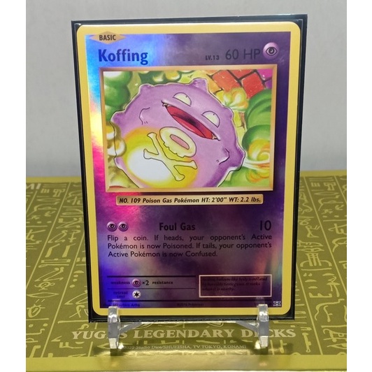 Pokemon TCG | Grade A | Koffing ( 50/108) Uncommon Reverse Holo (EN ...