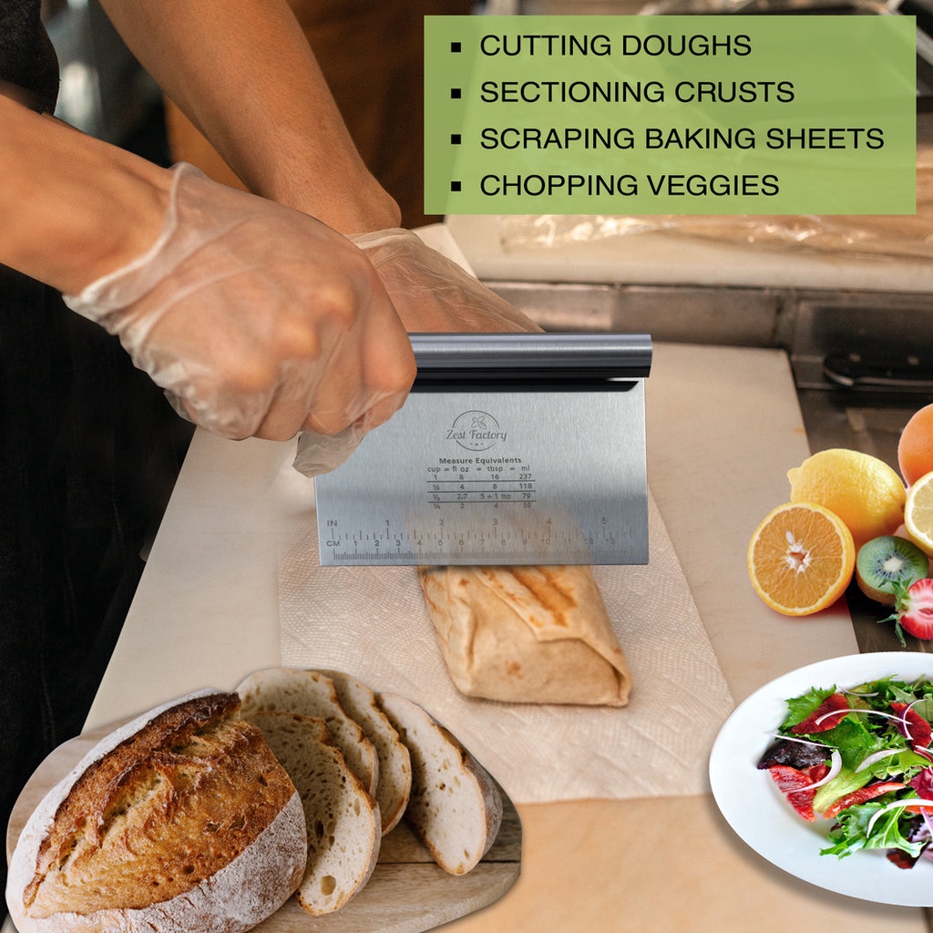 Stainless Dough Cutter SCRAPER/Iron SCRAPER/STAINLESS Cake Dough Cutter ...