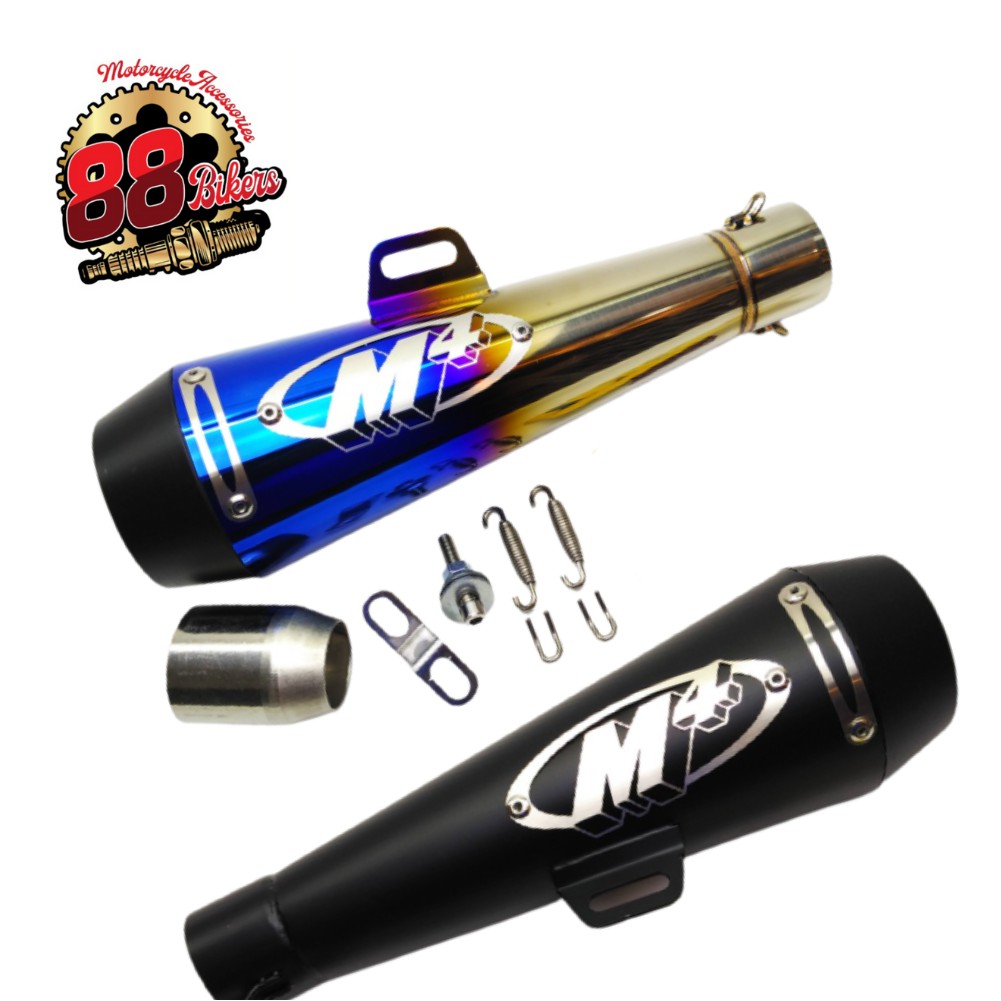 M4 Muffler Ekzos pipe Exhaust Motorcycle Racing Ekzos 51mm Superbike ...