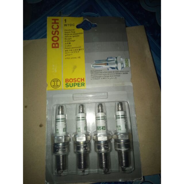 BOSCH SUPER PLUG W7DC | Shopee Malaysia