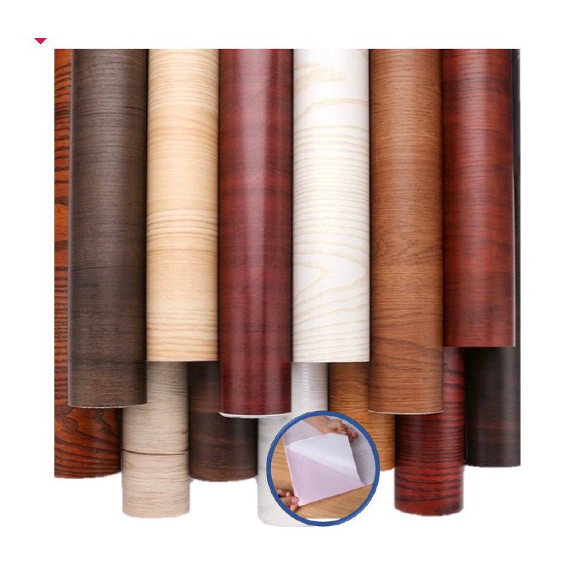 45cm Wood Grain PVC Wallpaper / Corak Papan / Furniture Sticker ...