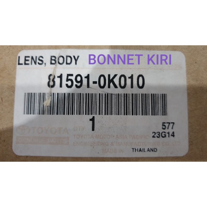 ORIGINAL TOYOTA FORTUNER KUN50,TGN51 2005Y-2008Y TAIL LAMP UNIT ...