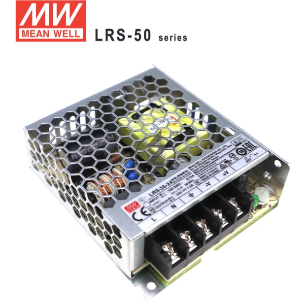 Mean well Meanwell LRS-50 50W 12V 24V AC/DC Switching Power Supply | Shopee Malaysia