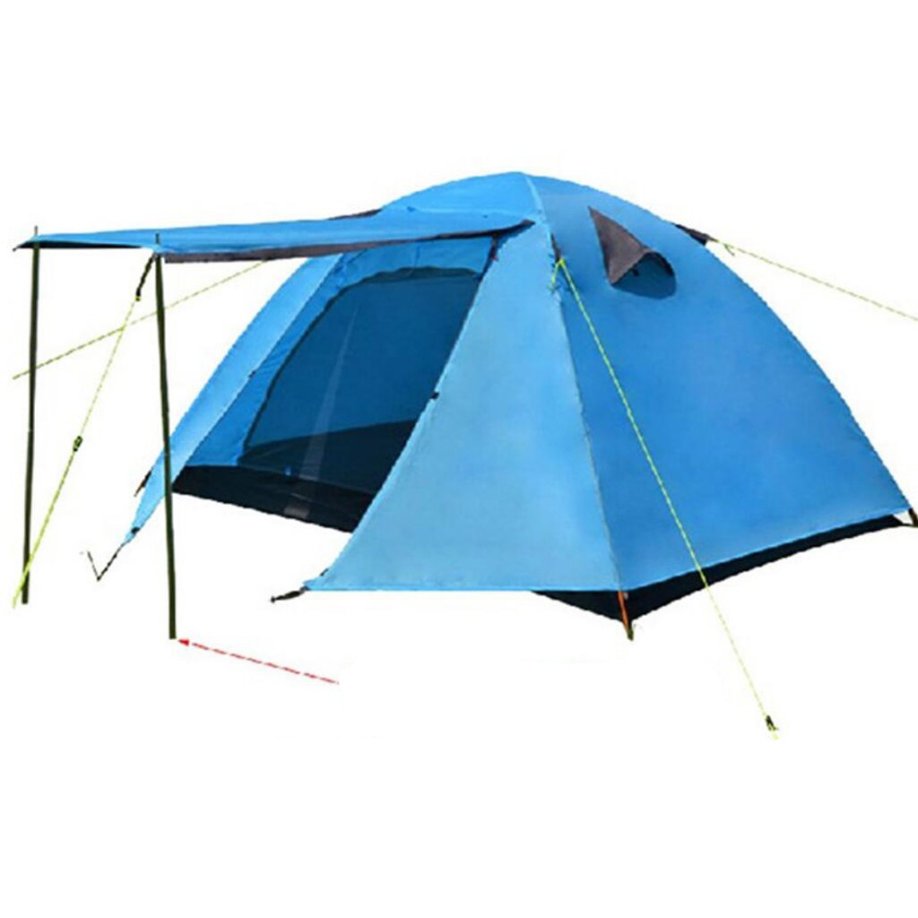 [lacooppiaMY] 2Pcs 4 Section Tarp Shelter Canopy Tent Awning Support ...