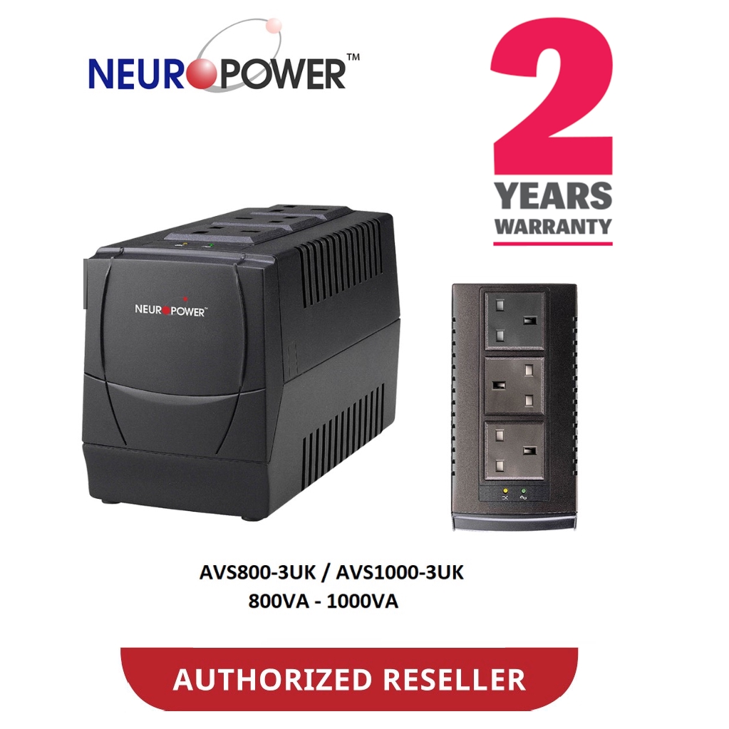NEUROPOWER AVR 800VA / 1000VA (AVS800-3UK) (AVS1000-3UK) | Shopee Malaysia