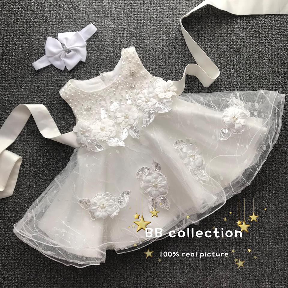 1Y-4Y Baby Newborn Princess 412 Sleeveless Gown Dress Kids with ...