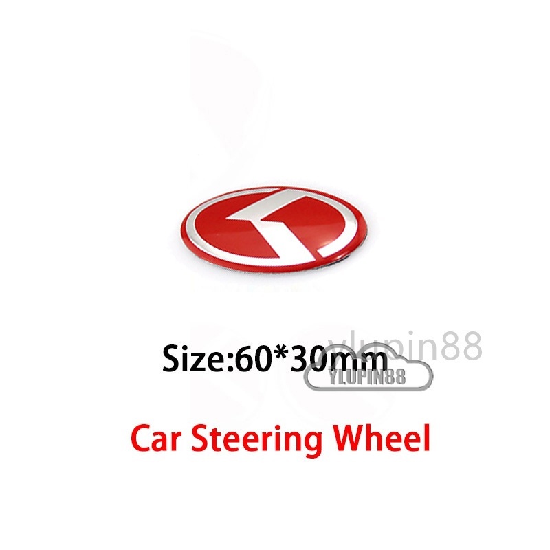 RTO KIA Logo Car Front Grill Emblem Sticker Rear Trunk Emblem Badge ...