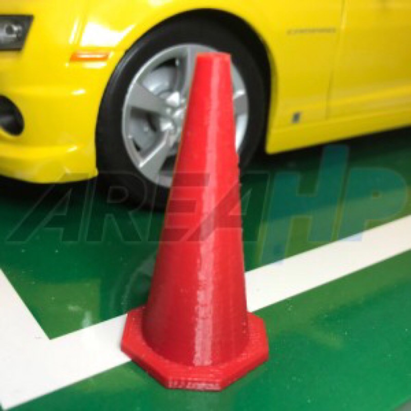 Diorama Diecast Traffic Cone Road Barrier Plastic Orange Scale 1:18/18 ...
