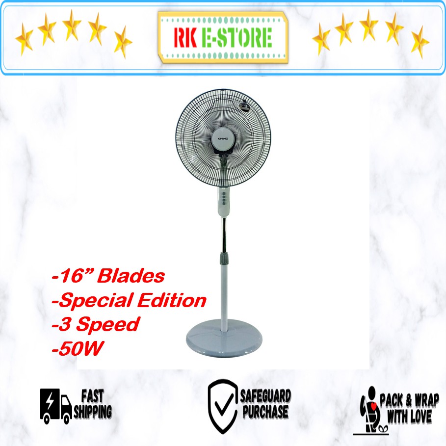 Khind Stand Fan SF1682SE Special Edition / Kipas Diri Khind (16", 3 ...