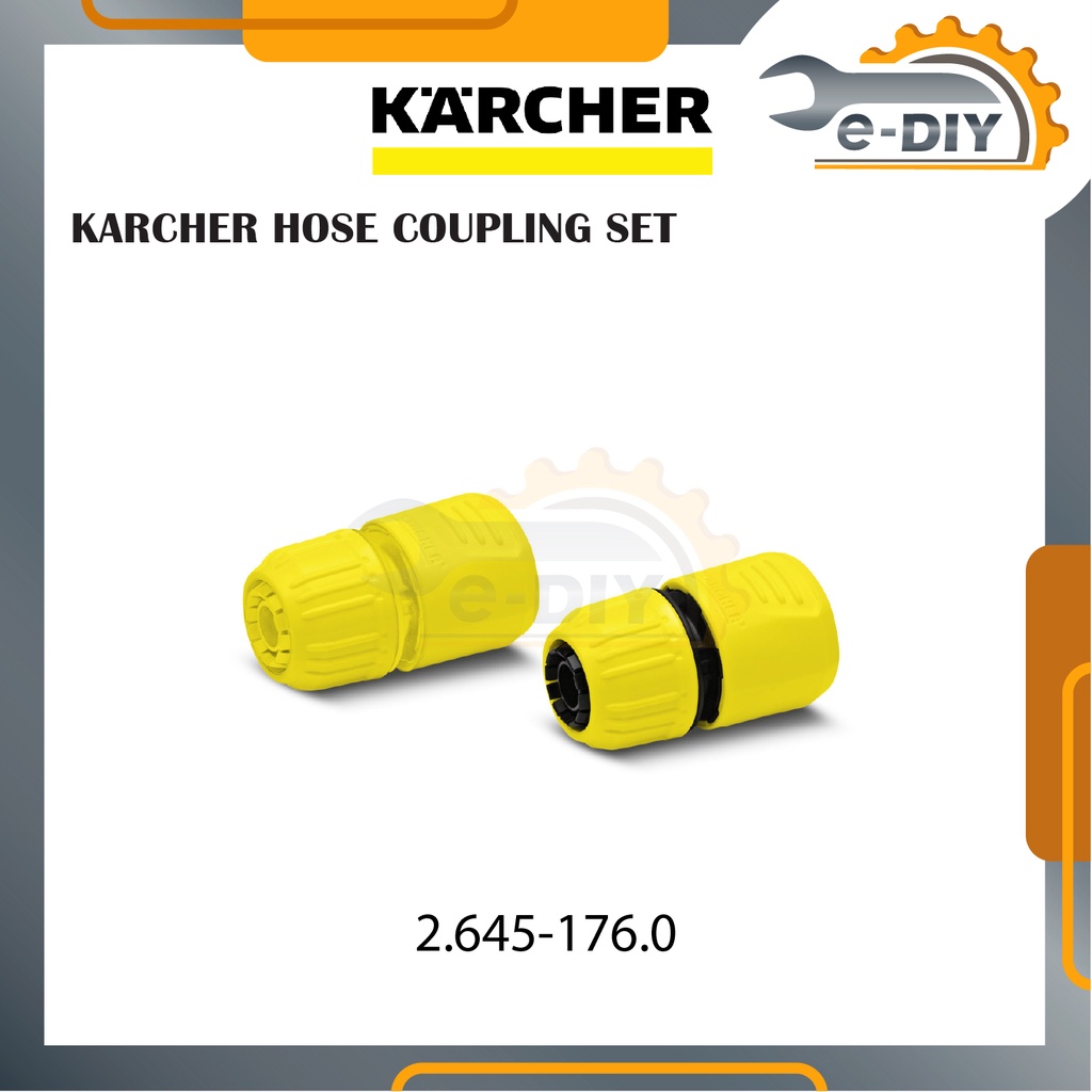 Karcher Hose Connector Set 1/2 and 5/8 inch Water Tap Hose Connector ...