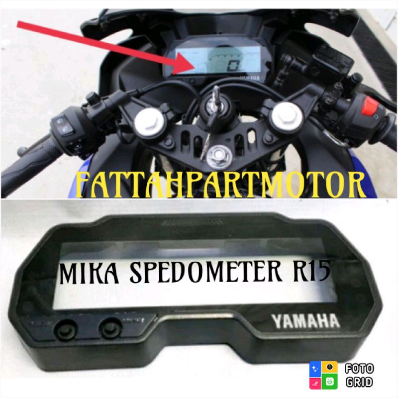 Mika Glass Speedometer Speedometer Kilometer Yamaha R15 New VVA V3 Mt 15 Original | Shopee Malaysia