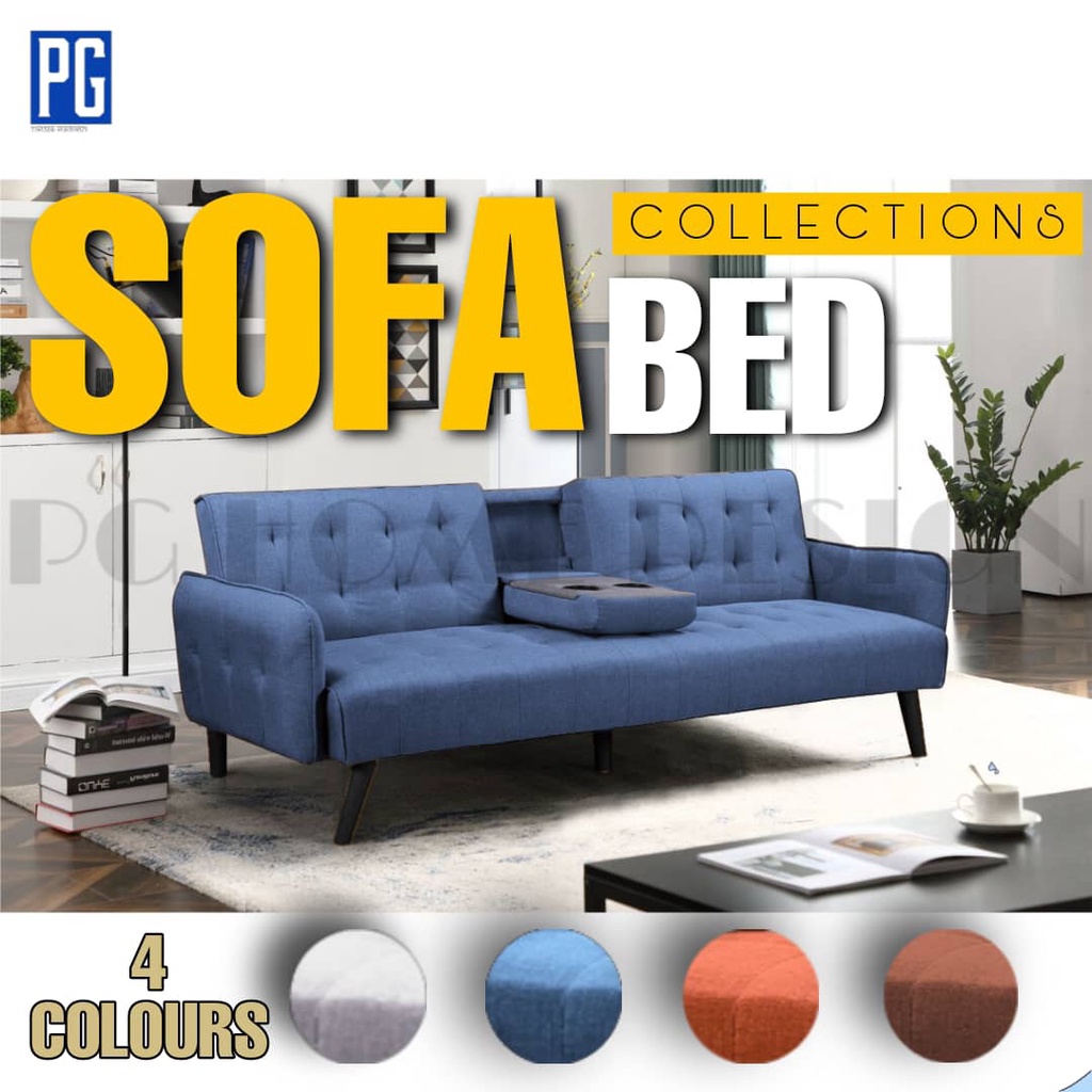 PG HOME:-Sofa Bed / Foldable Sofa Bed 3 Seater 165cm Ready Stock ...