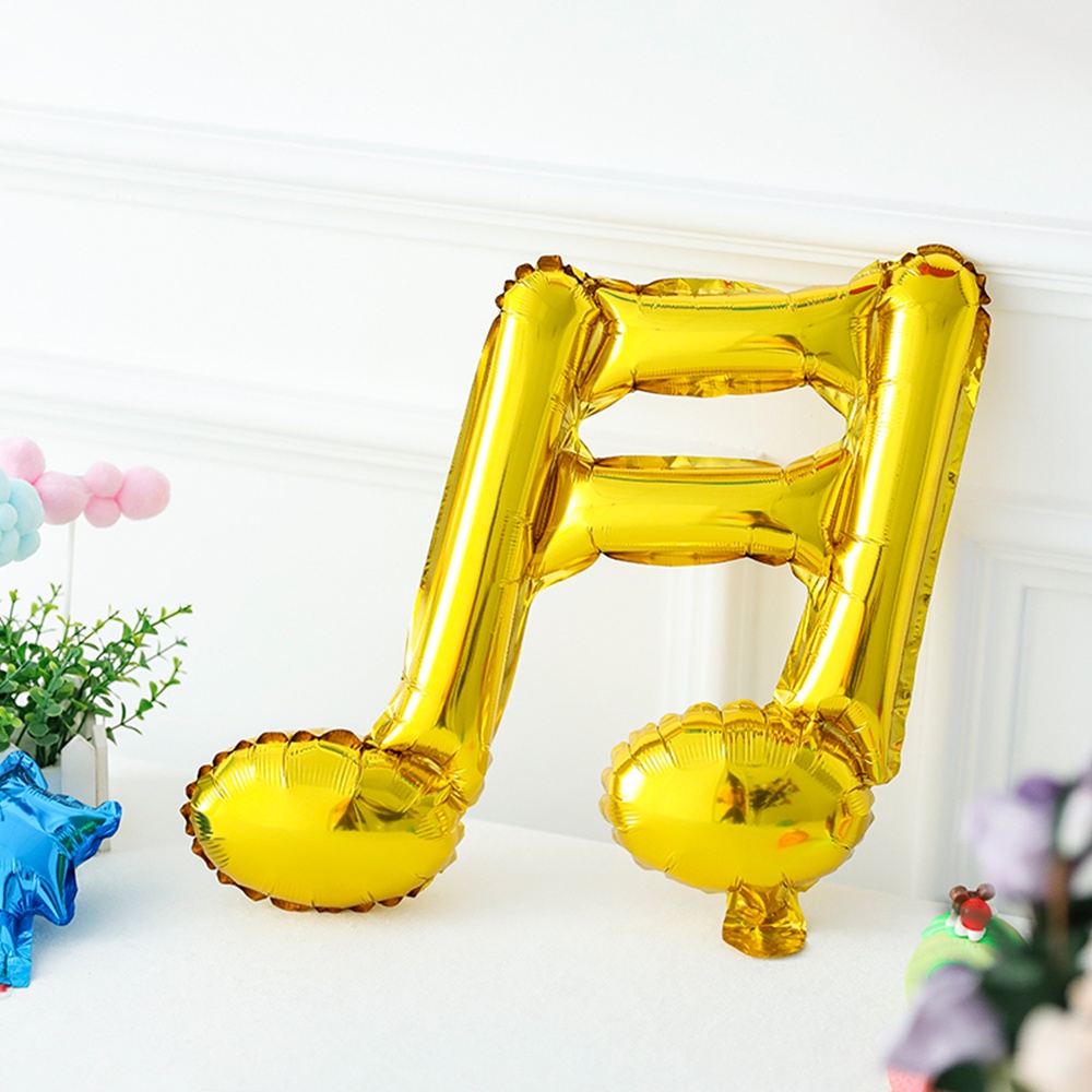 Musical Notes Balloons Quaver Shaped Balloons Birthday Party ...