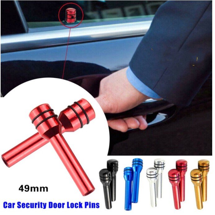 1pcs Universal Aluminum Interior Door Lock Knob Pins for Car Truck ...