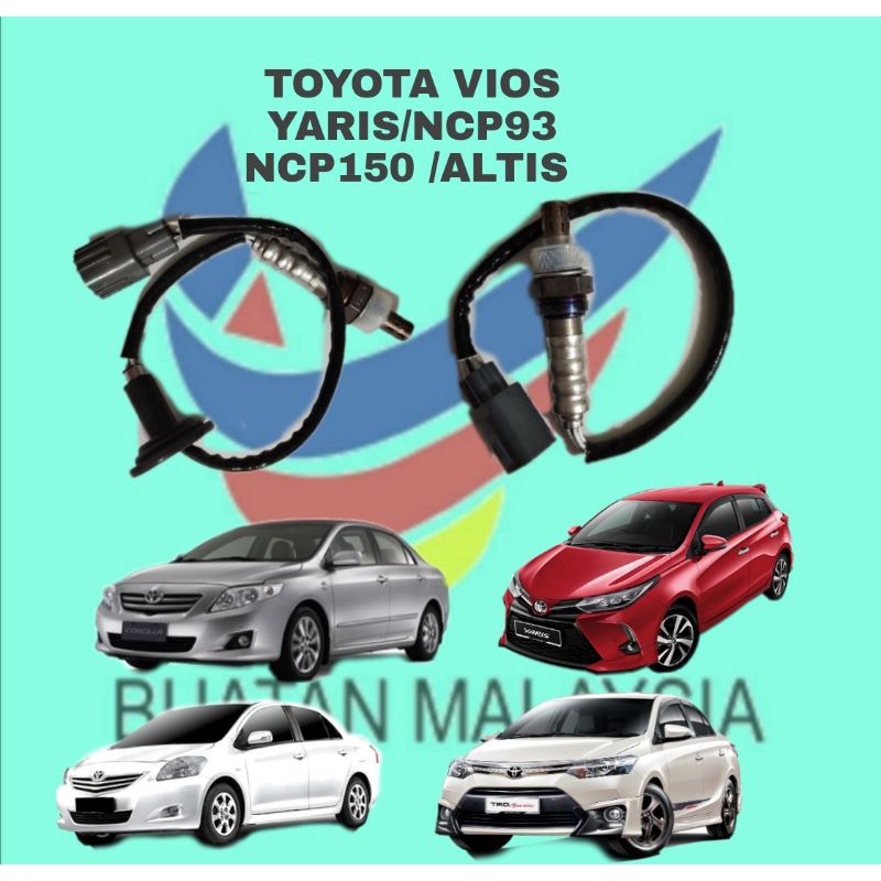TOYOTA VIOS YARIS NCP93 / NCP 150/ ALTIS ZZE141 OXYGEN SENSOR | Shopee ...