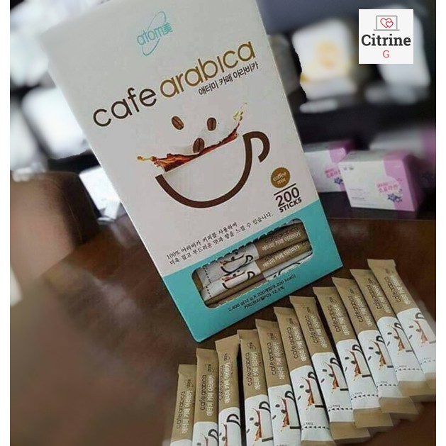 Atomy Cafe Arabica 100% Coffee Beans from Brazil Kopi - 1 Sachet ...