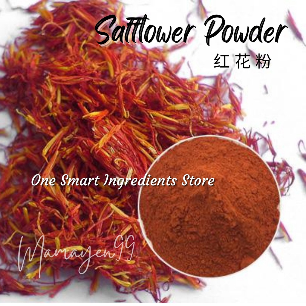 Safflower powder 100g 红花粉 – Flavour Enhancer| Edible Flower | Natural ...