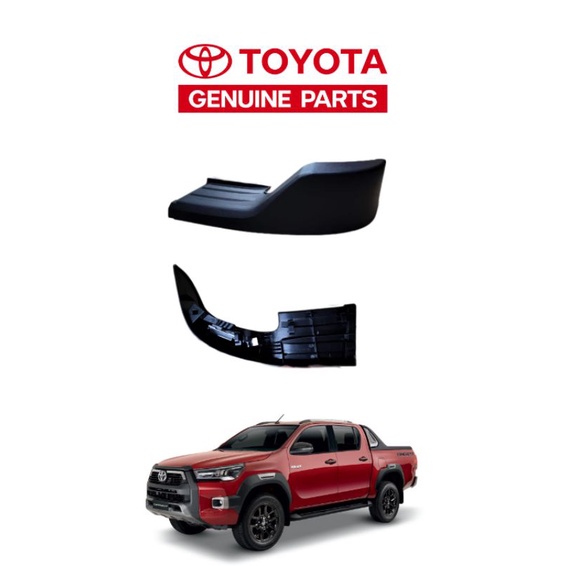 TOYOTA HILUX GUN135 REVO REAR BUMPER SIDE COVER WITH SENSOR | Shopee ...