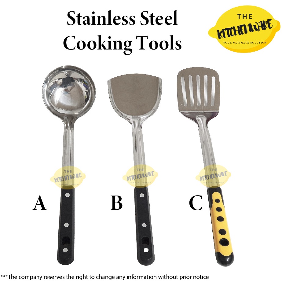 Stainless Steel Cooking Tools/ Spatula/ Slotted Turner/ Turner/ Ladle ...