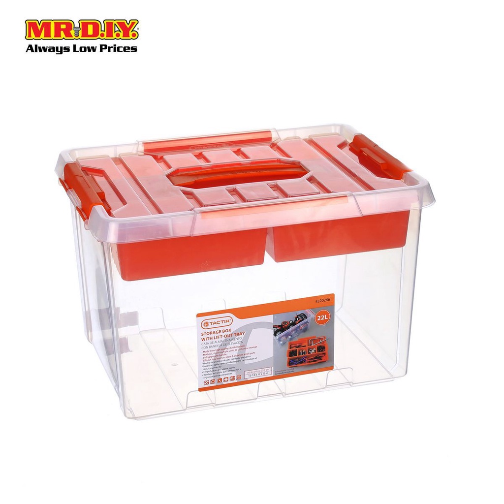 TACTIX Clear Container (22L) | Shopee Malaysia