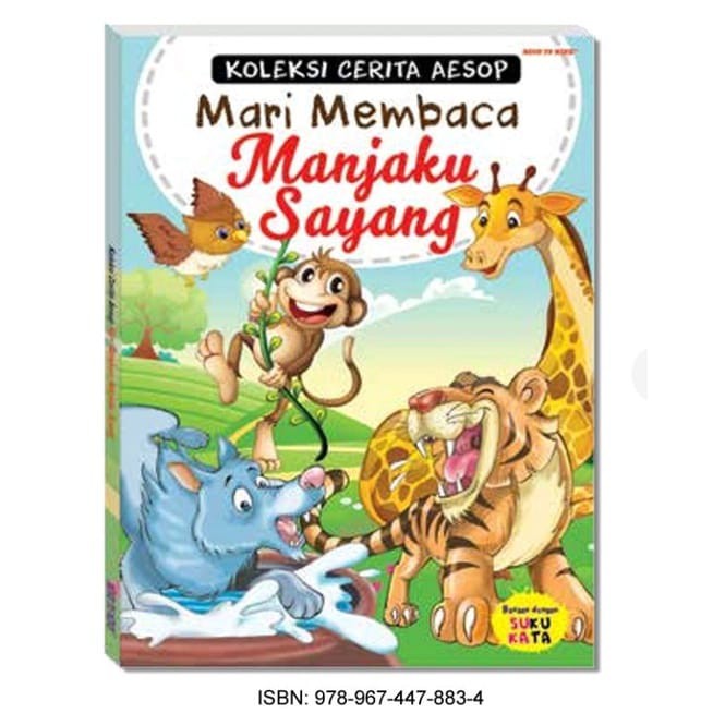 STOK READY Mari Membaca Manjaku Sayang Buku Cerita Suku Kata Bahasa ...