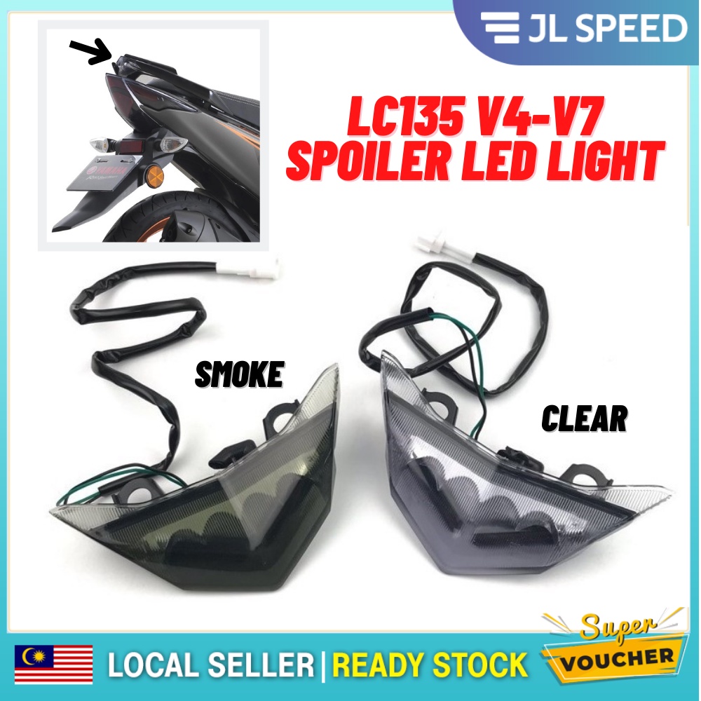 YAMAHA LC135 LC 135 V4 V5 V6 V7 SPOILER LAMP LAMPU SPOILER BELAKANG ...