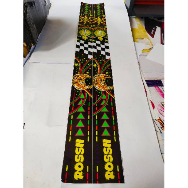 HITAM Black zian Rim sticker sticker rossi pelk sticker 17 Variation Of ...