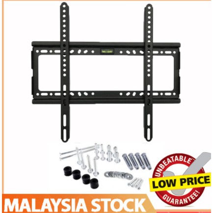 🇲🇾Stock 🔥Full set with screw🔥TV 26”-63” Wall Mount/Bracket/LCD/LED/FLat ...