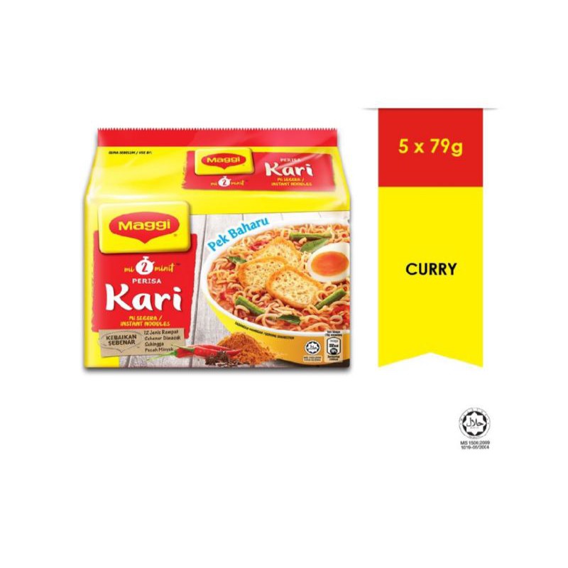 MAGGI Curry Halal [79g x 5] | Shopee Malaysia